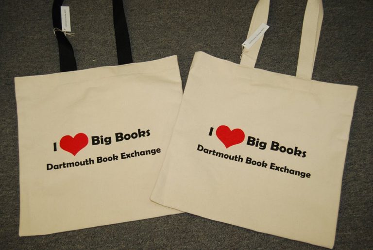 I Love Big Books Canvas Tote Bags – Dartmouth Book Exchange